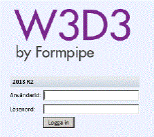 W3D3 manual - grundläggande