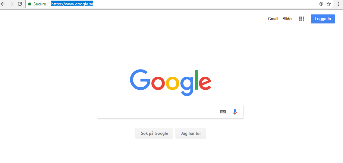 Logga in till Google Workspace om du är elev eller pedagog