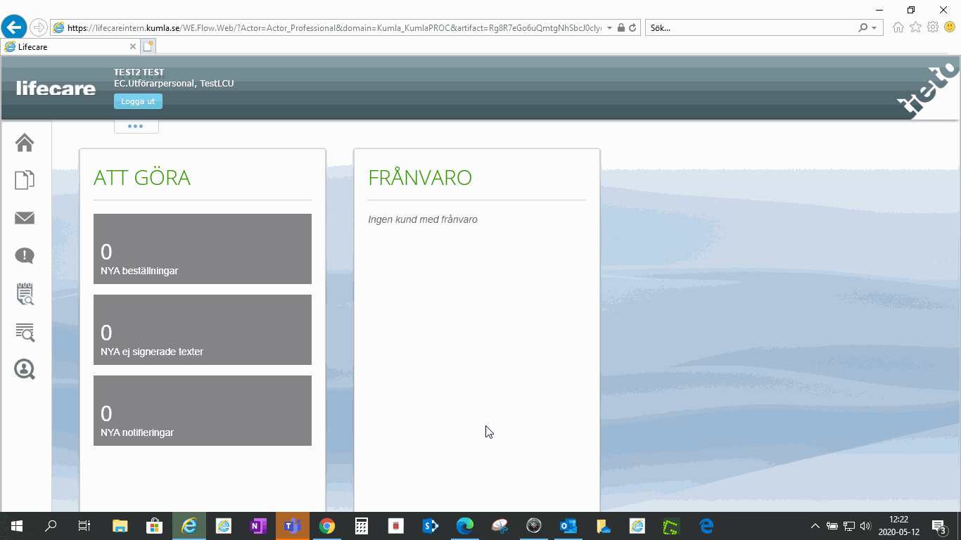 Logga in i verksamhetssystemen Procapita SOC och Lifecare