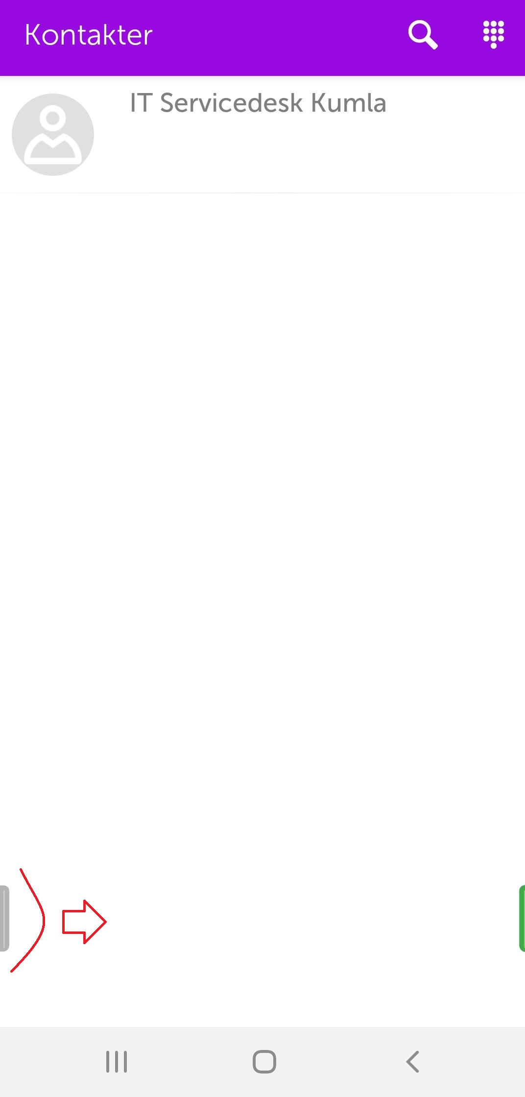 Ställa in semester i Telia Touchpoint Plus App